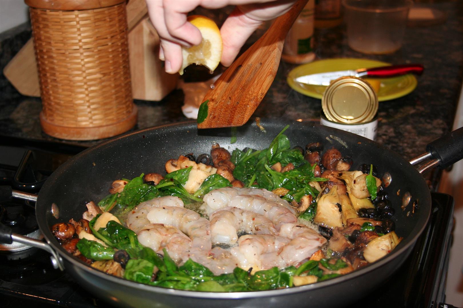 Shrimp Scampi Florentine Recipe - MasterChomp